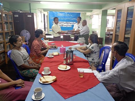 ဗိုလ်တထောင်မြို့နယ်တွင် မြို့နယ်စာကြည့်တိုက်များ ကြီးကြပ်မှုကော်မတီလုပ်ငန်းညှိနှိုင်းအစည်းအဝေးန