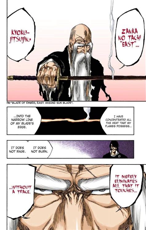 Bleach Manga Panel Yamamoto Vs Yhwach Bleach Manga Bleach
