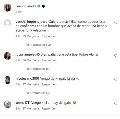 Gianella Rázuri modelo ampayada con Rodrigo Cuba envía enérgico mensaje Preocupate por tu