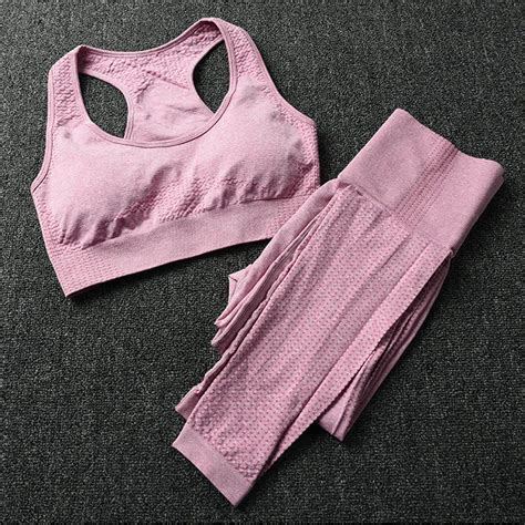 2pcs Sports Suits Vital Seamless Yoga Set Women Fitness Clothing