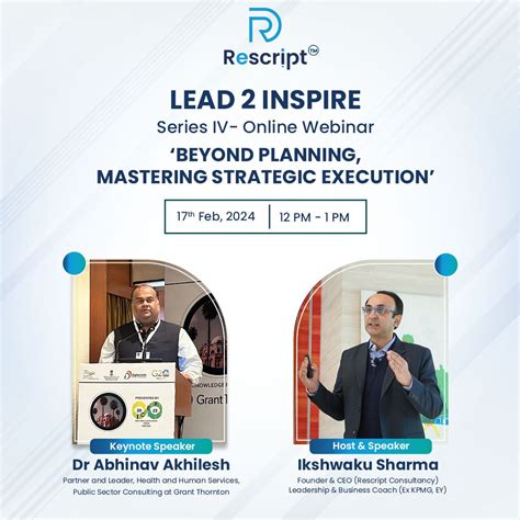 Rescript Consultancy On Linkedin Webinar