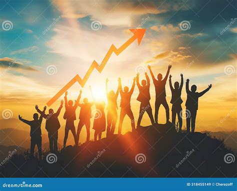 Team Success And Growth Concept Stock Image Image Of Progress