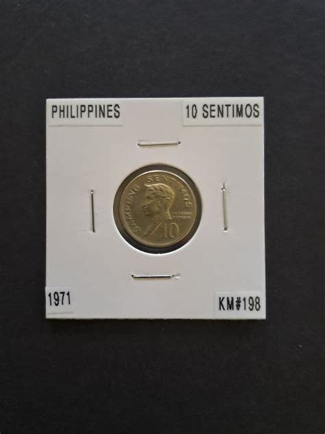 Filipini Philippines 10 Sentimos 1971