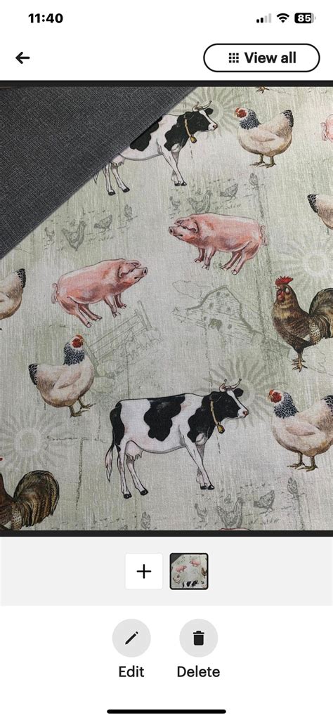 Barnyard Animals Cross Stitch Project Bag Available In Etsy
