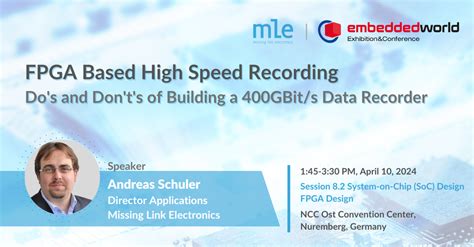 mle presents “fpga based high speed recording do s and don t s of