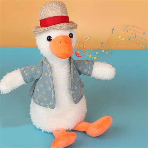 Spooryyo Interactive Singing Dancing Nodding Duck Cloth Doll Soft