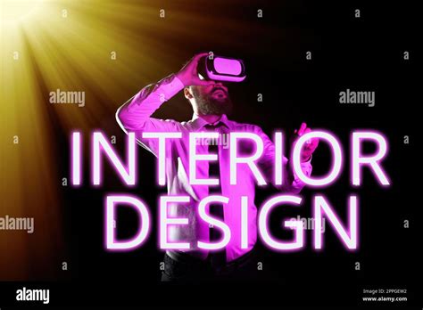 Handwriting Text Interior Design Word For The Art Of Designing The Interior Decoration Of A