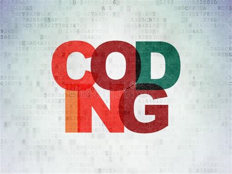 Coding Digital Logo Design Template Vector Lineart Stock Vector Illustration Of Coder Script