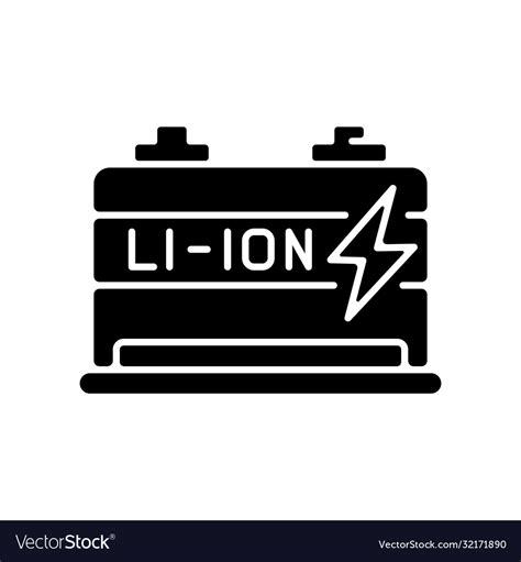 Lithium Ion Battery Vector Illustration Labeled Expla