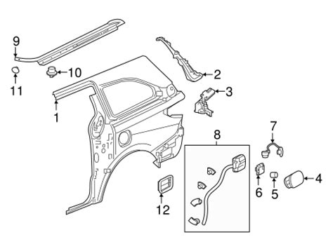 Side Panel Components For 2024 Honda Odyssey OEM Honda Parts Warehouse
