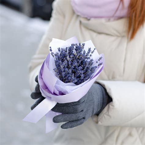 Купить Букет из лаванды сухоцвет — Доставка цветов Mixflowers