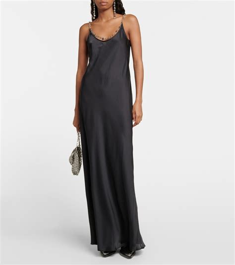 Paco Rabanne Chain Trimmed Gown Paco Rabanne