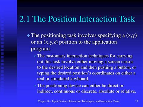 Ppt Input Devices Interaction Techniques And Interaction Tasks Powerpoint Presentation Id