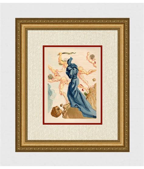 Bid Now 1960 Salvador Dali Hard Margins Authentic Woodcut Invalid