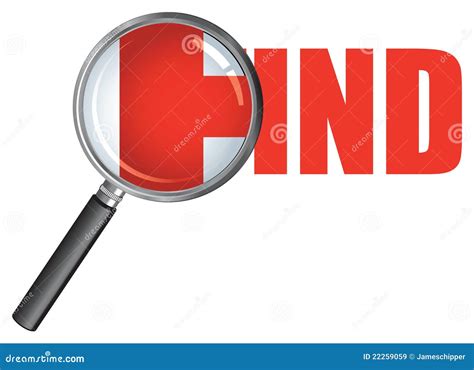 Detective Magnifying Glass Stock Vector Illustration Of Enlarge 22259059