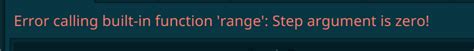 Gdscript `range0 1 01` Returns An Empty Array · Issue 58210