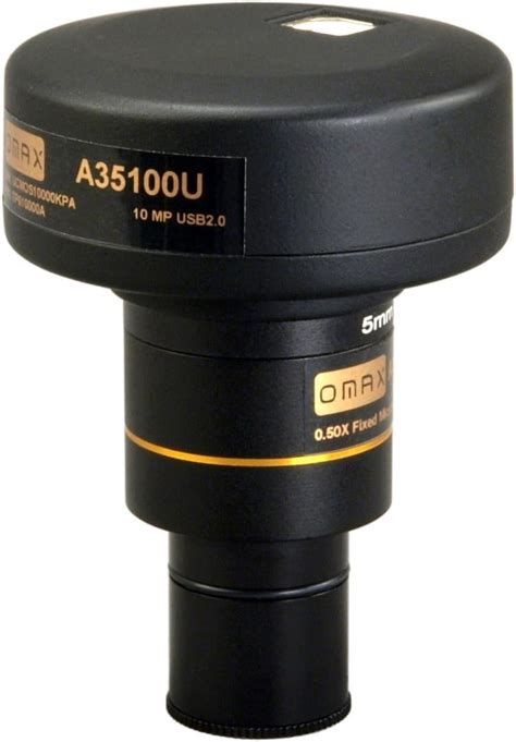 Omax 10 0mp Usb Digital Camera For Microscope With 0 01mm Calibration Slide Windows Mac Linux
