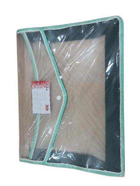 Polypropylene Button File Folder For Office Paper Size A4 At Rs 55