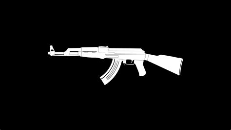 3840x2160 Weapon Minimalism Ak 47 191 KB HD Wallpaper Rare Gallery