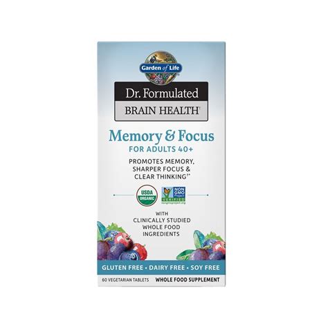 Buy Garden Of Life Dr Formulated Brain Health Memory And Focus For