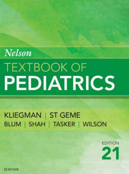 Nelson Textbook Of Pediatrics Pdf Free Download Medical Study Zone