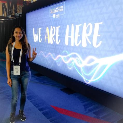 Shikha Tarware On Linkedin Wearehere Ghc18 Ghc Womenintech Ghc18