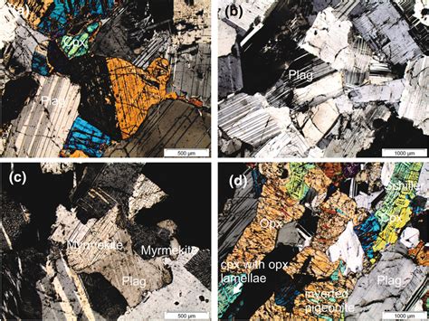 Pyroxene Plagioclase Thin Section