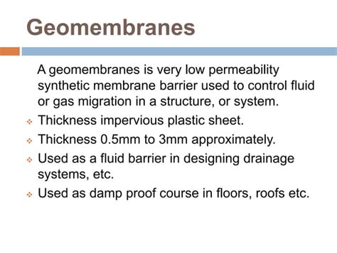 Types Of Geosynthetics Pptx