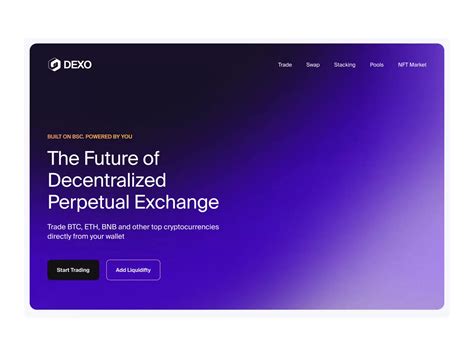 Landing Page Dexo By V Alipov On Dribbble