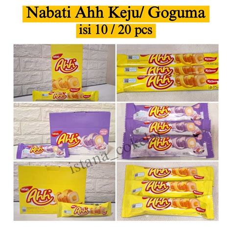 Jual Wafer Nabati Ahh Goguma Keju Isi 10 Isi 20 Shopee Indonesia