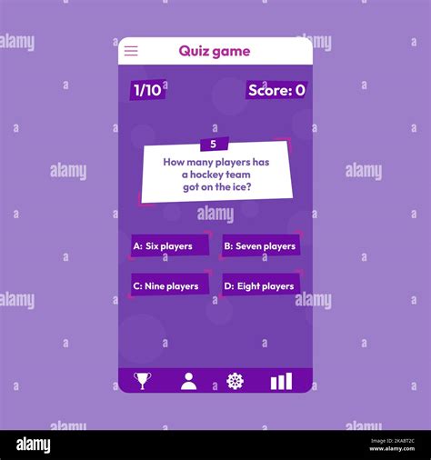 Quiz Test Lottery Millionaire Menu Template Quiz Game Frame Window