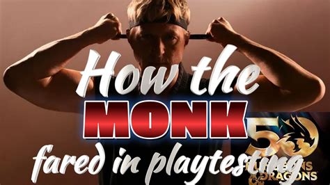 Playtesting The Monk At 15th Level One Dandd 2024 5e Youtube