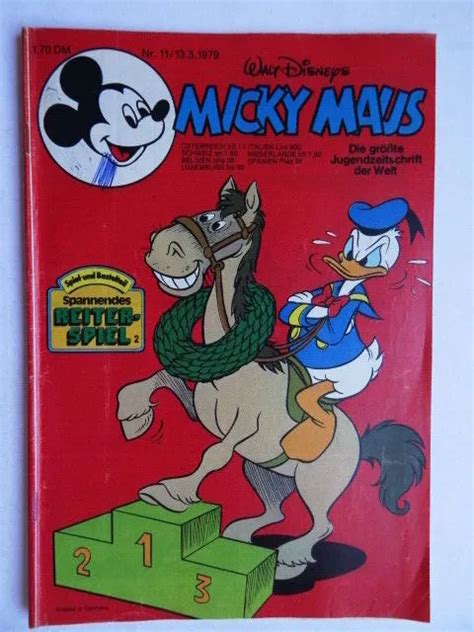WALT DISNEYS COMIC Micky Maus Heft Nr 11 Vom 13 03 1979 0 86