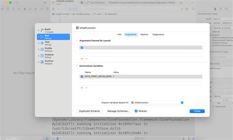 Print A Statement Before Dynamic Linker I E Dyld Loads Core Foundation
