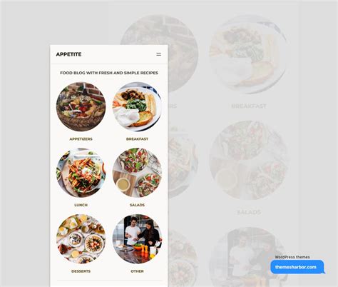 Featured Categories Section In WordPress Themes Harbor