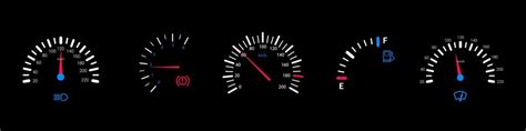 Измерение скорости автомобиля и оборотов двигателя комплект панели ...
