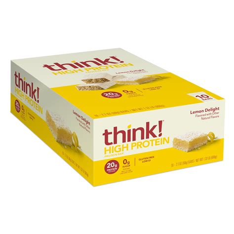 Think Protein Bars High Oif8 Protein Snacks Gluten Free Kosher
