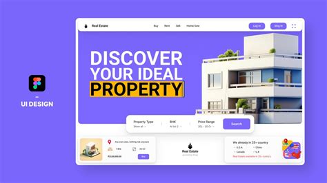 Simple Unique Real Estate Website UI Design In Figma Step By Step