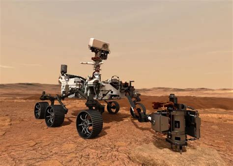 Imagens Do Universo Próximo Rover Da Nasa A Pousar Em Marte