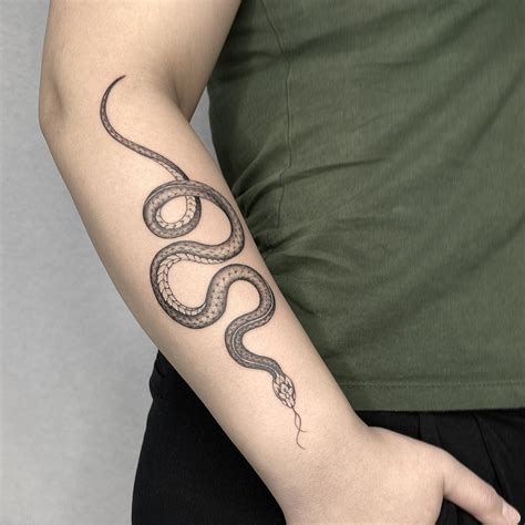 Snake Forearm Tattoo