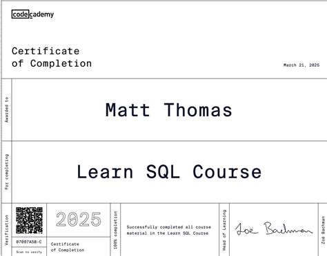 Sql Data Queries Joins Datamanipulation Aggregatefunctions Matt