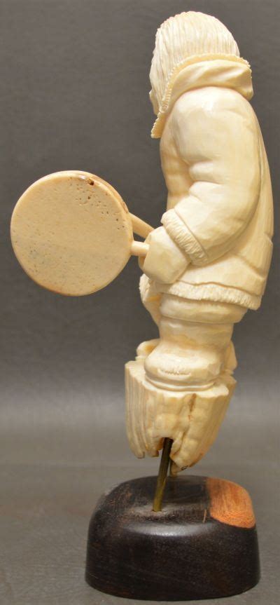 Eskimo Indian Ivory Carving R G Munn Auction Llc