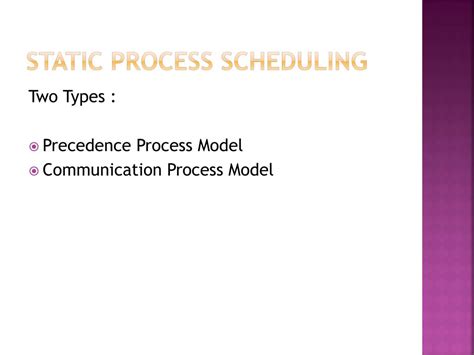Ppt Static Process Scheduling Powerpoint Presentation Free Download Id2603309