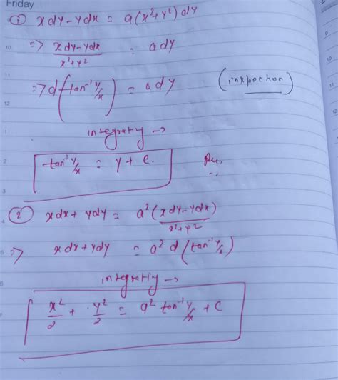 Ode Can You Please Solve The Following Differential Equations