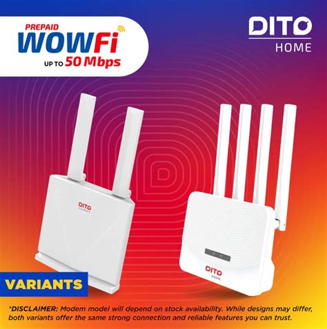 Dito Home Wi Fi Kit With Free Gb Data For Days Shopee Philippines