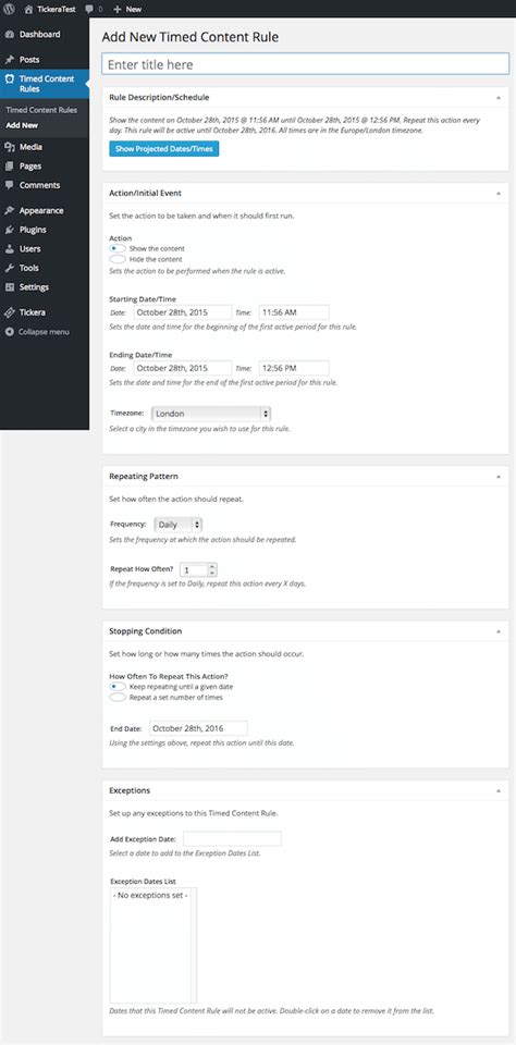 Solution Scheduling Ticket Sales WordPress Event Ticketing
