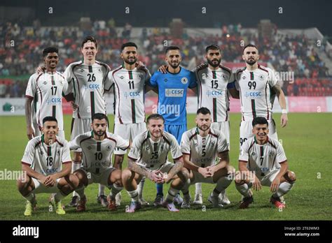 Mohun Bagan Sg Team Group Photo Session Before The Afc Cup 2023 24 Group D Encounter Match