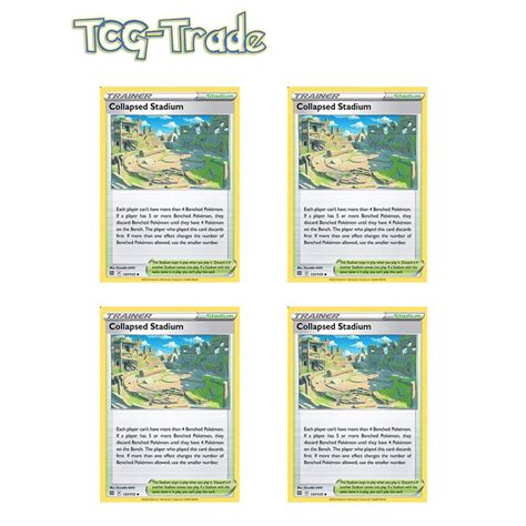 Pokemon Player S Section Play Set Brs Collapsed Stadium Playset