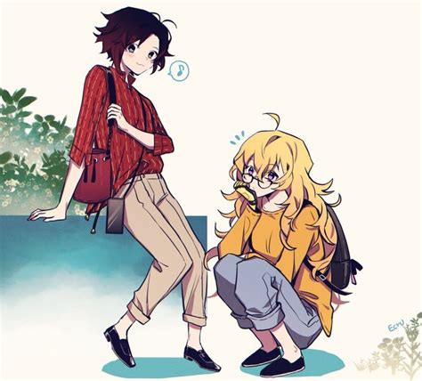 Ruby Rose Yang Xiao Long Yang Xiao Long Ruby Rose RWBY RWBY Fandoms Anime