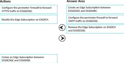 which three actions should you perform in sequence exam4training